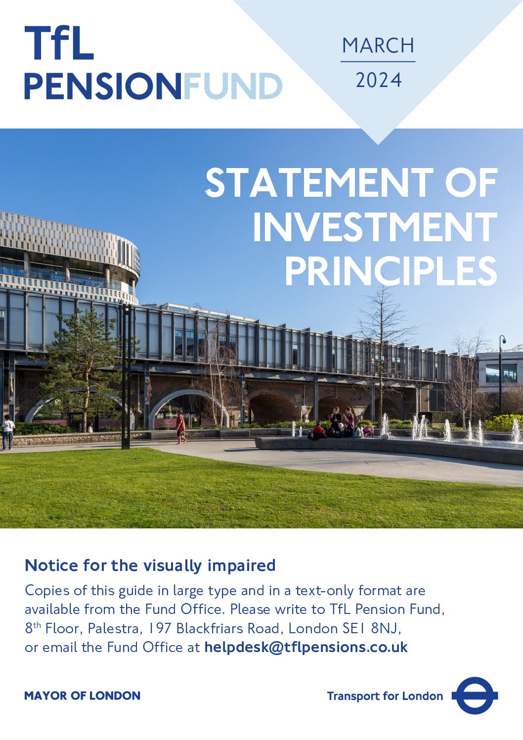 Statements of Investment Principles - TfL Pensions